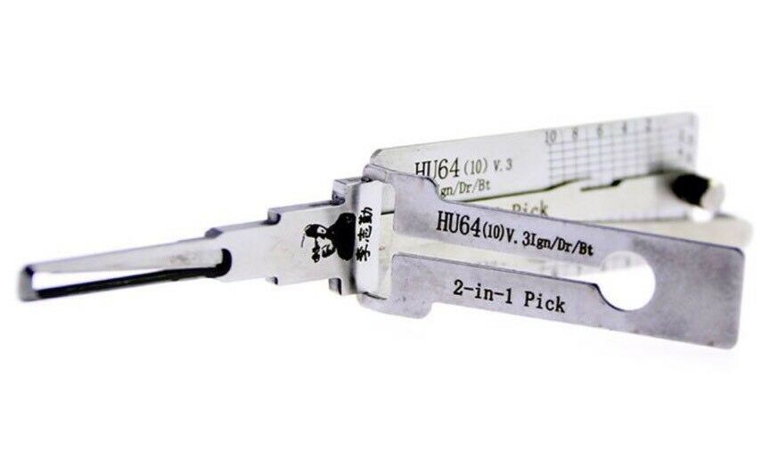 Lishi Key HU64 MERCEDES BENZ CRAFTER CHRYSLER DODGE door opener decode